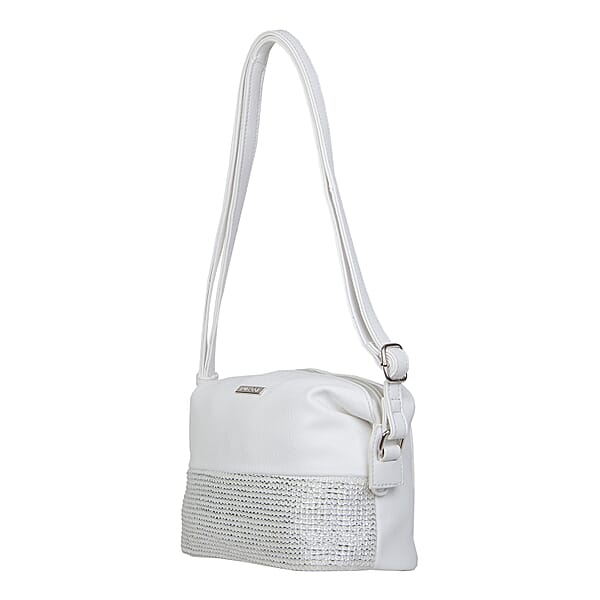 Bulaggi Wave Crossover Bag in White - 6342260 - TJC
