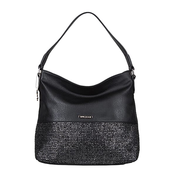 Bulaggi Wave Hobo Bag in Black - 1623313939 - TJC