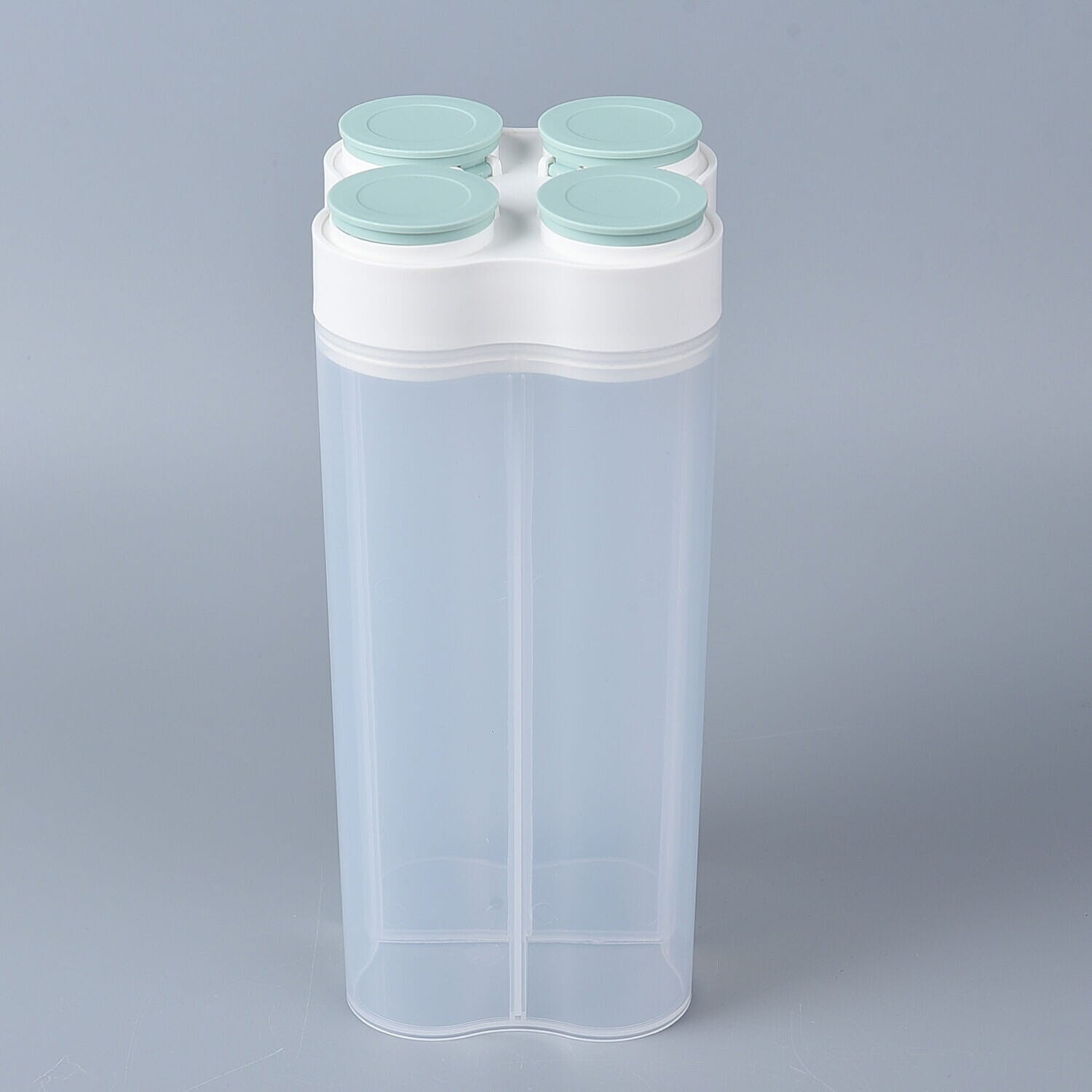 4 Compartment Storage Food Container (450ml) - Green - 6639007 - TJC