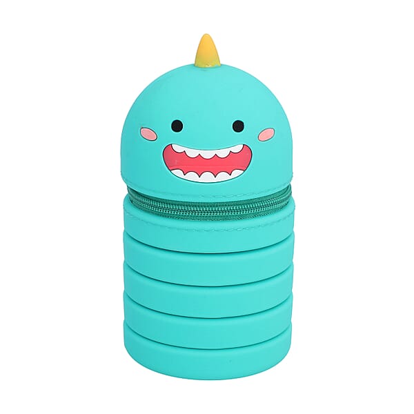 Set of 5 Pens with Extendable Kids Funny Character Stationery Box ...