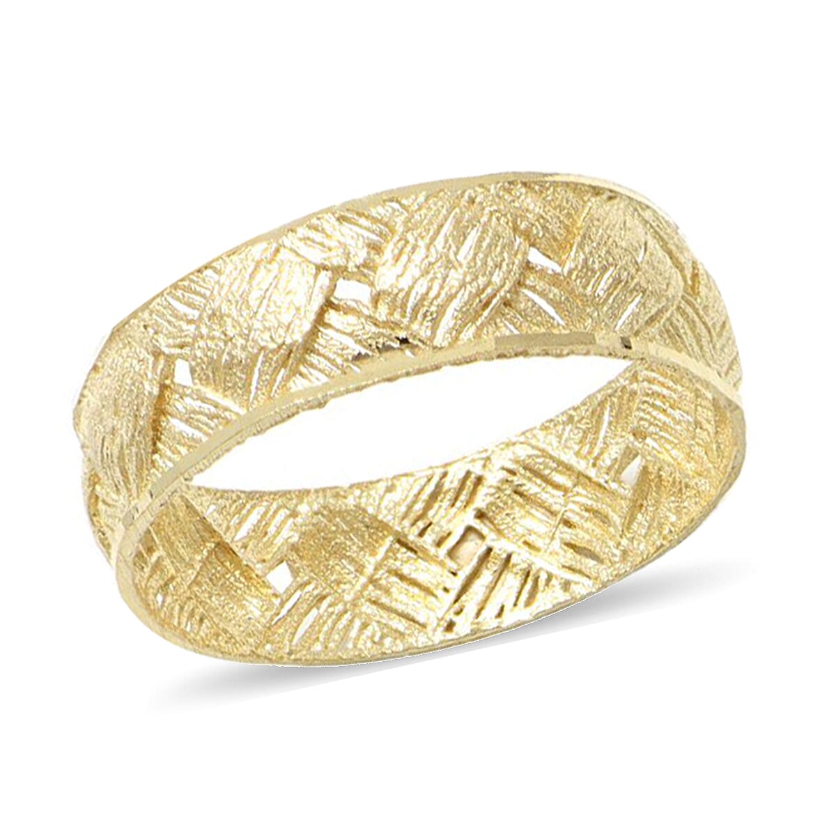 Italian Made 9K Yellow Gold Ring - 6850783 - TJC