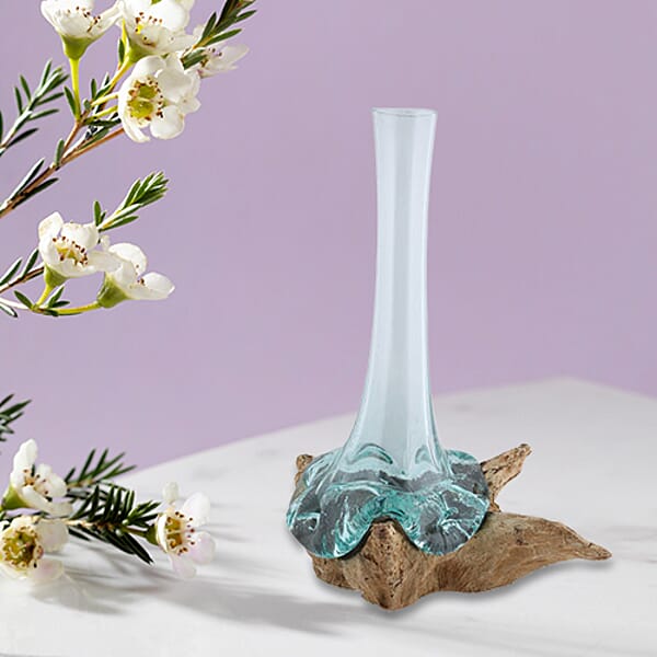 Jardin de Bali - Gamal Wood Flower Vase (30x14cm) - 6881180 - TJC