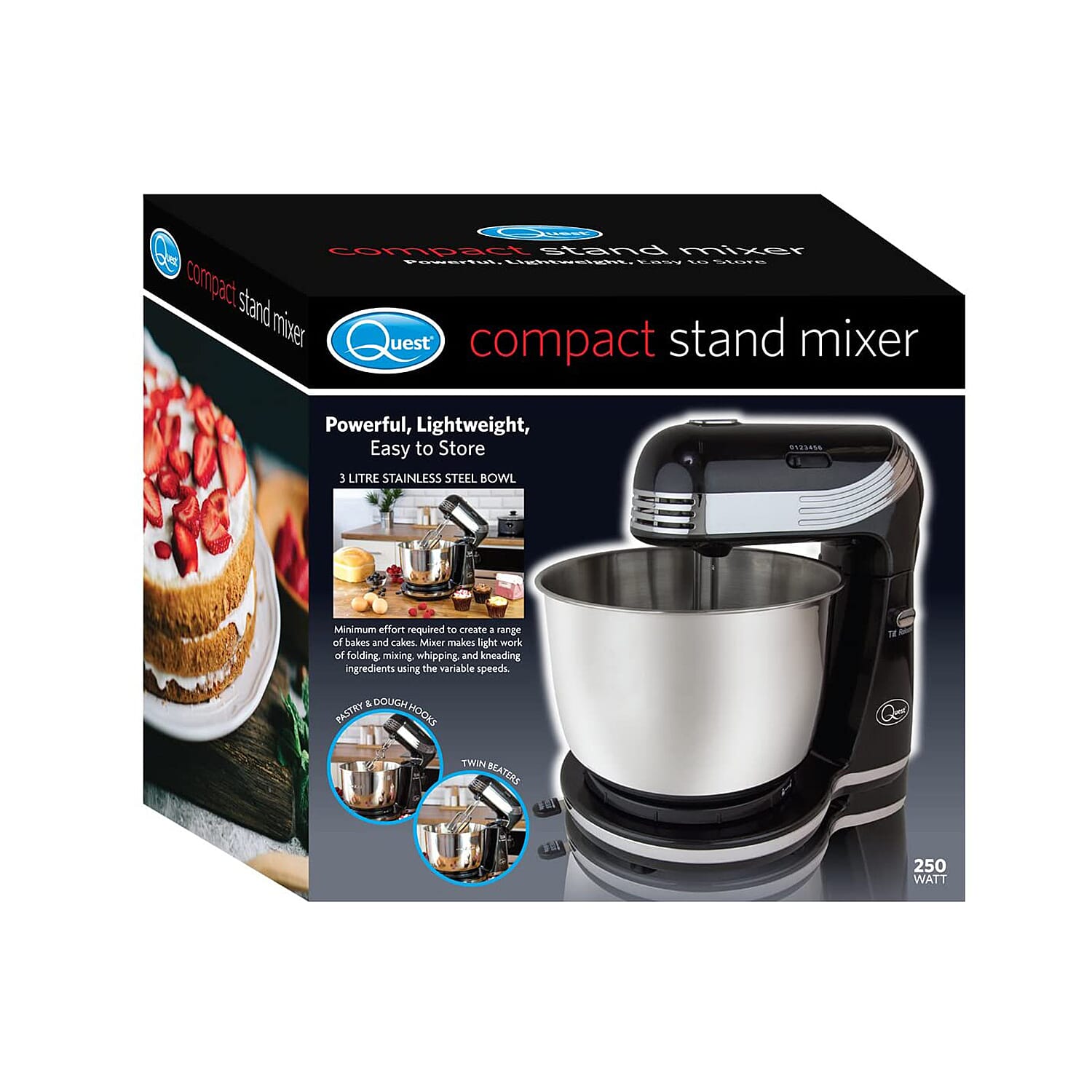 Compact Stand Mixer- Black - 6886656 - TJC