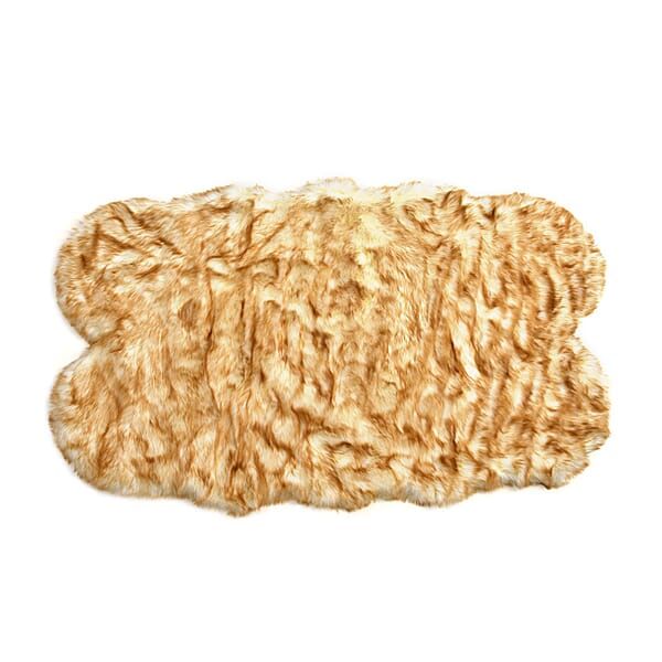 Faux Fur Large Size Rug (Size 180x100 Cm) - Beige - 7043286 - TJC
