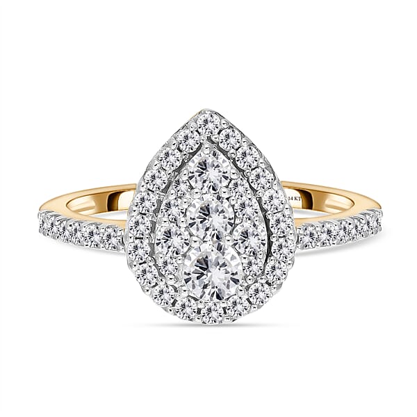 New York Close Out Deal - 14K Yellow Gold Diamond (I1-I2-G-H) Ring 1.00 ...