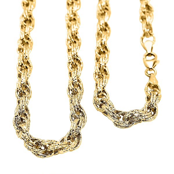 Maestro Collection 9K Yellow Gold Prince Of Wales Necklace (Size - 20 ...