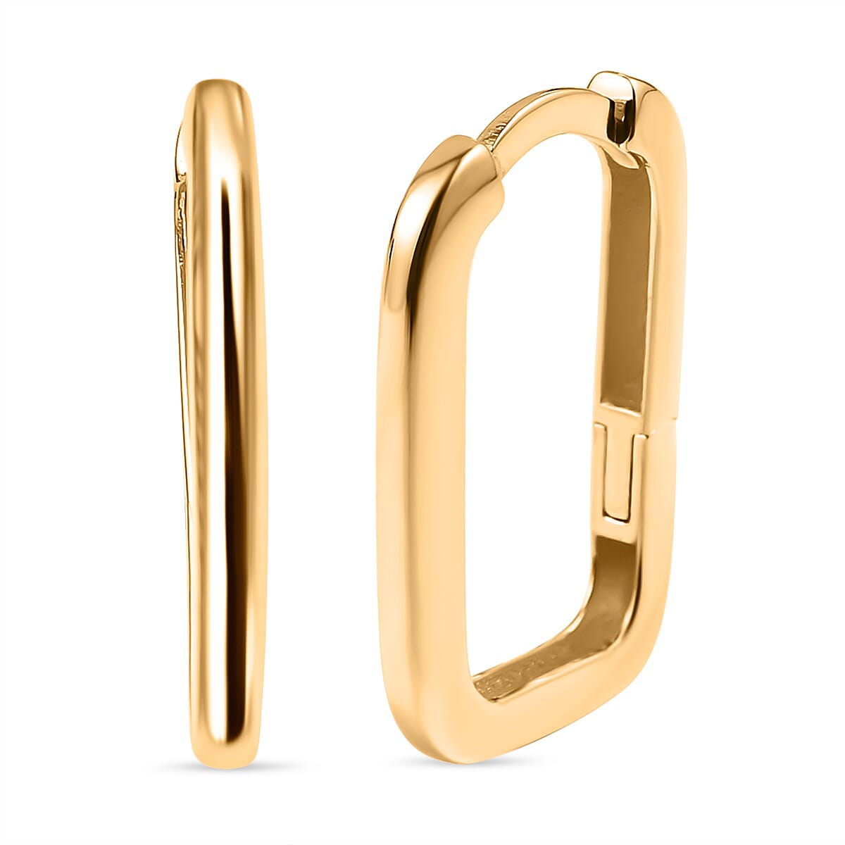 Maestro Collection- 9K Yellow Gold Earring (With Clasp) - 7159320 - TJC