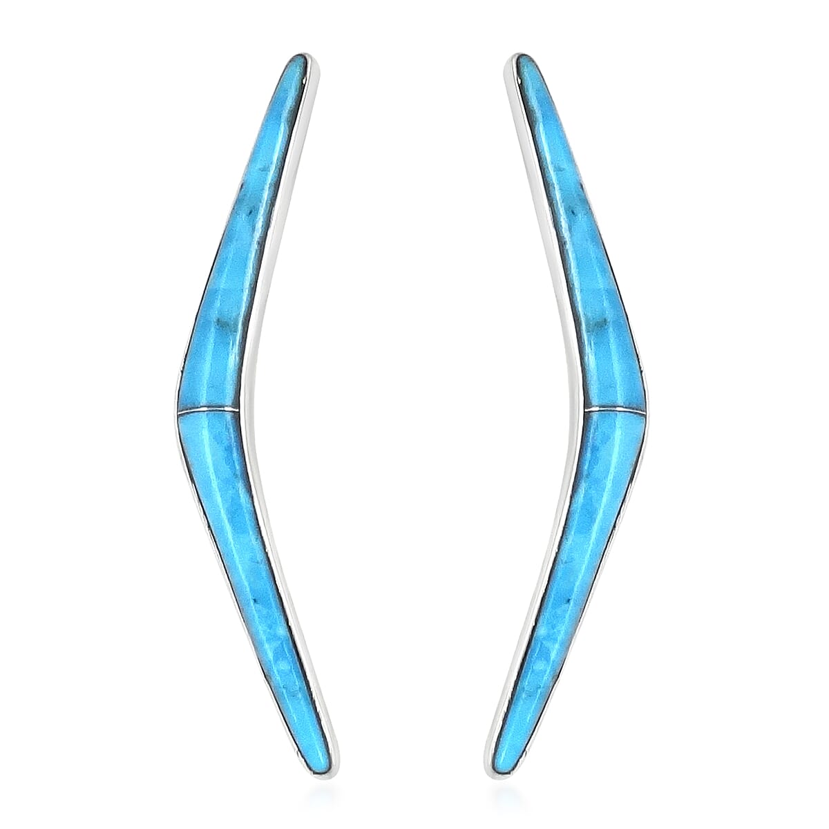 Santa Fe Collection - Turquoise Earrings (With Plastic Push Back) in ...