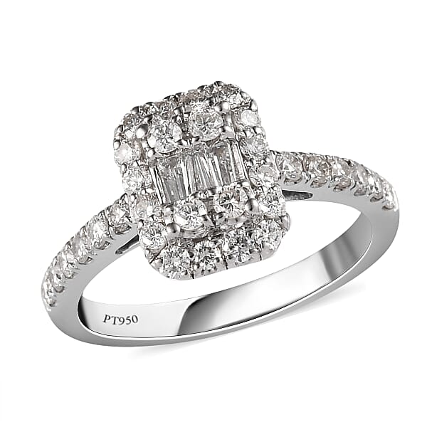 NY Close Out - 950 Platinum Signature Collection White Diamond (VS/G-H ...