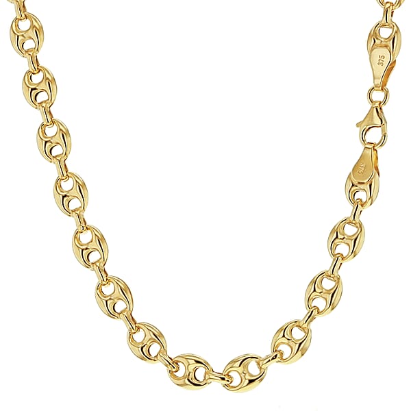 9K Yellow Gold 6mm Rambo Chain 22 Inch - 7190063 - TJC