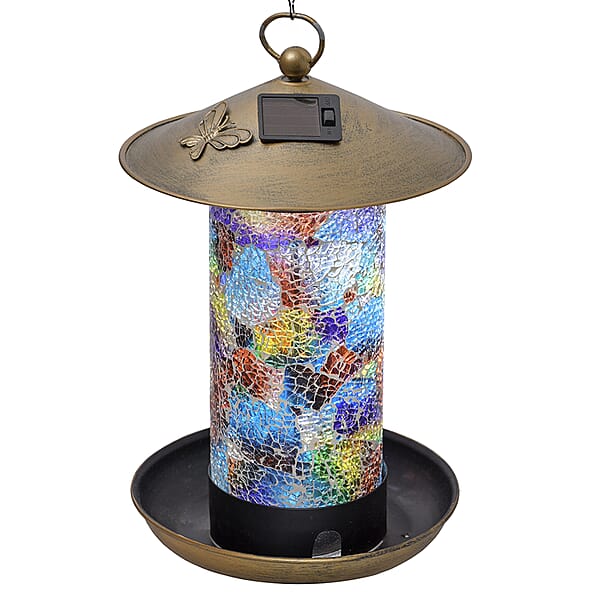 Solar Hanging Bird Feeding Station - Multi - 7198236 - TJC