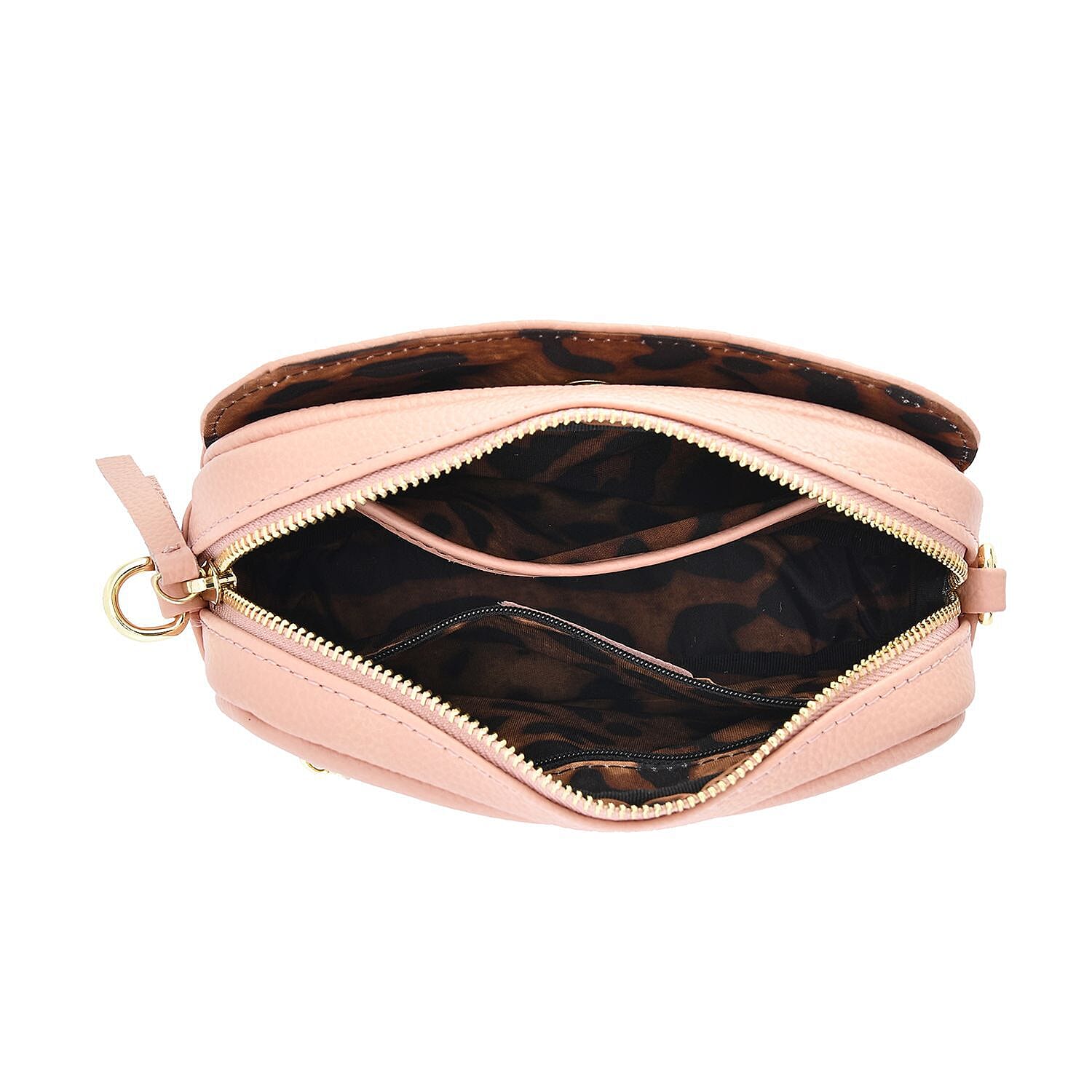 Sencillez Snakeskin Embossed Pattern Genuine Leather Crossbody Bag ...