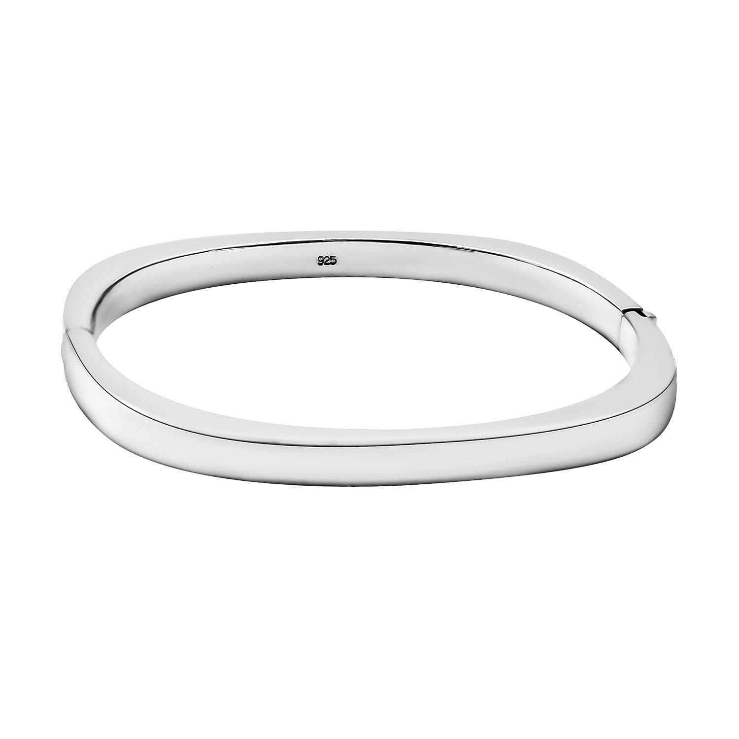 Sterling Silver Bangle Size 7 Silver 7230647 TJC