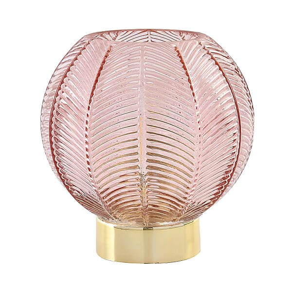 Spherical Glass Table Lamp with Vintage Edison Filament Bulb (Size ...