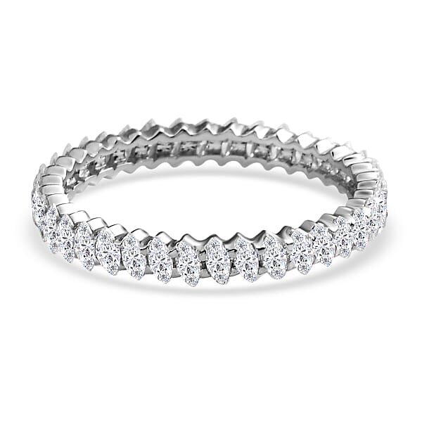RHAPSODY 950 Platinum (IGI Certified Diamond VS/E-F) Band Ring 1.25 Ct ...