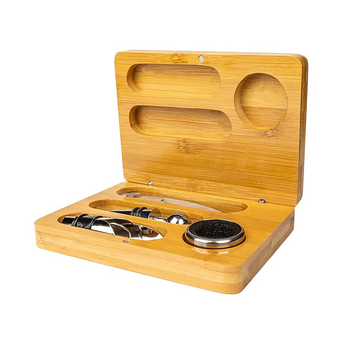 5-piece Wine Tool Set, with Bamboo Gift Box - 7268194 - TJC