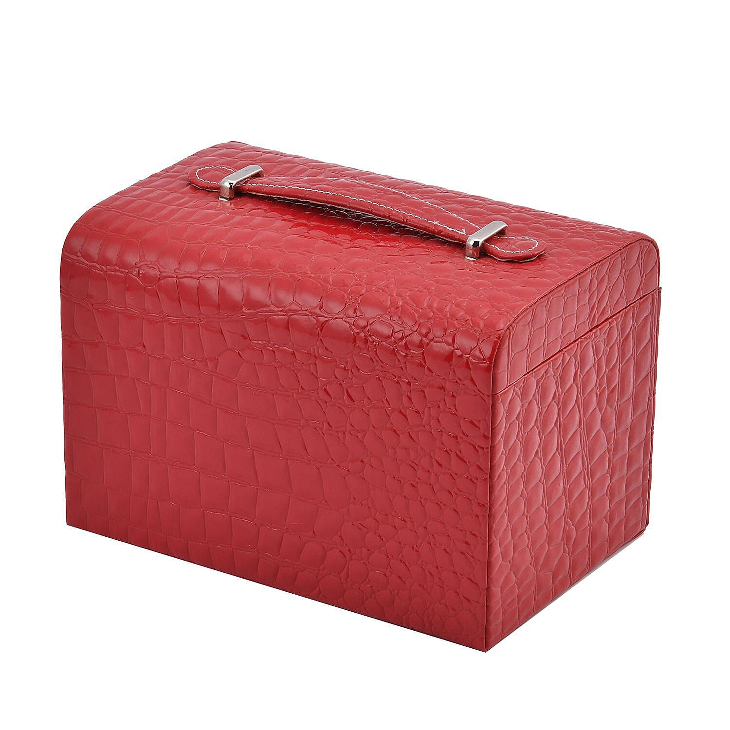 Snake Skin Pattern 3 Layer Jewellery Box, Key and 3 Drawer (Size ...