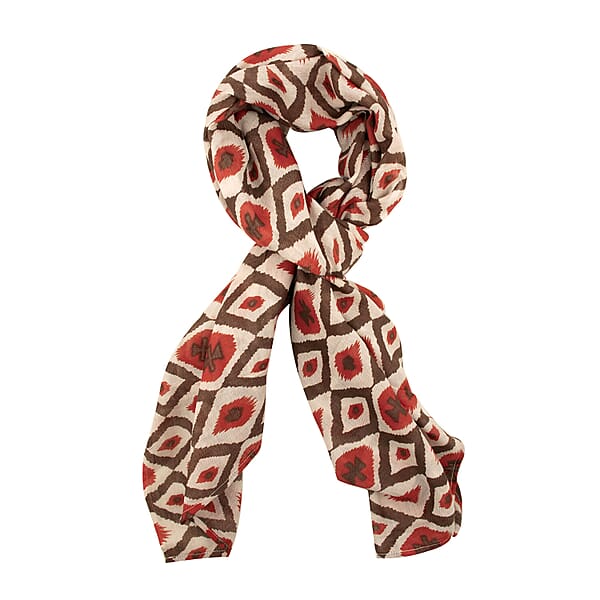Tamsy Printed Scarf - 1670938250 - TJC