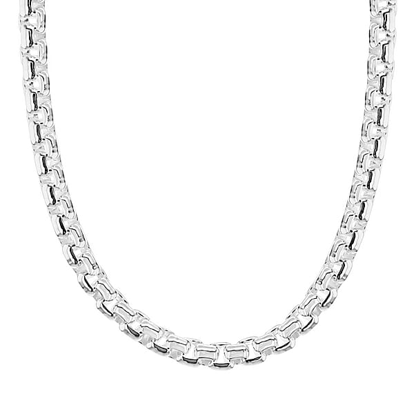 Sterling Silver 6.5mm Box Chain 22 Inch - 7315298 - TJC
