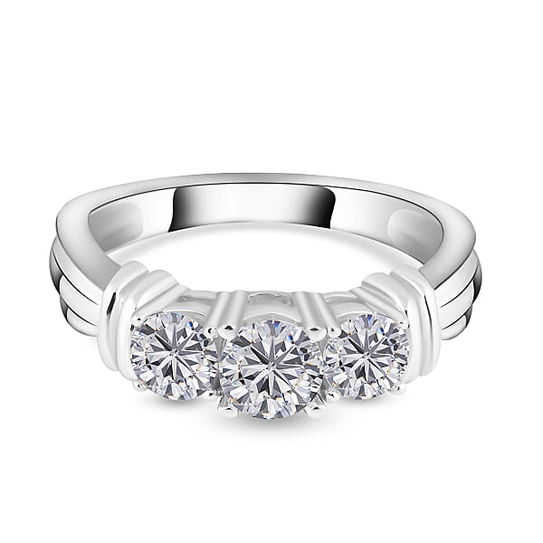 NY Close Out- 14K White Gold (I1-I2-G-H) Diamond Ring 1.00 Ct ...