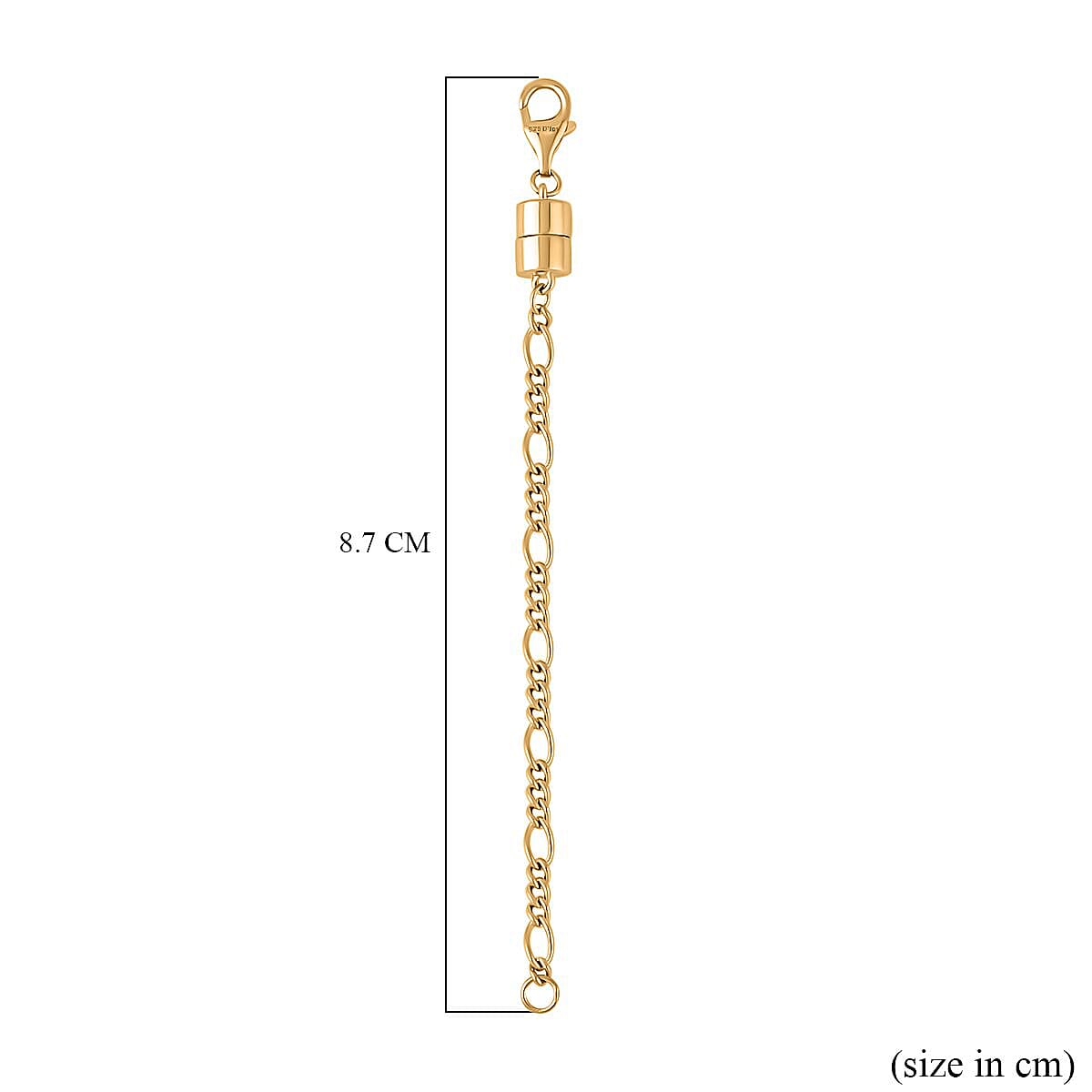 Yellow Gold Overlay Sterling Silver Lobster Lock - 7378566 - TJC