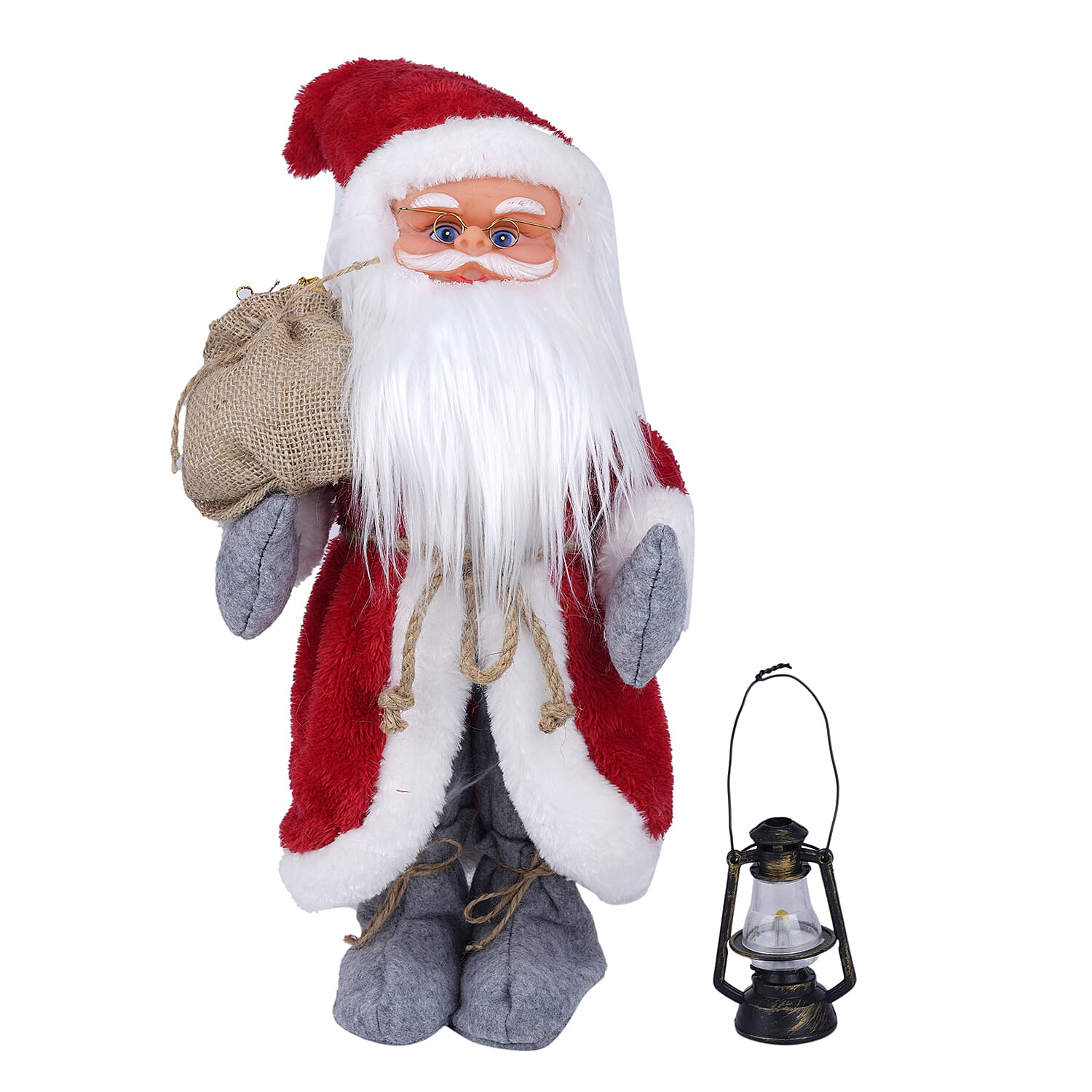 Electric Toy Dancing Santa Claus with Music - Red and White - 7381113 - TJC