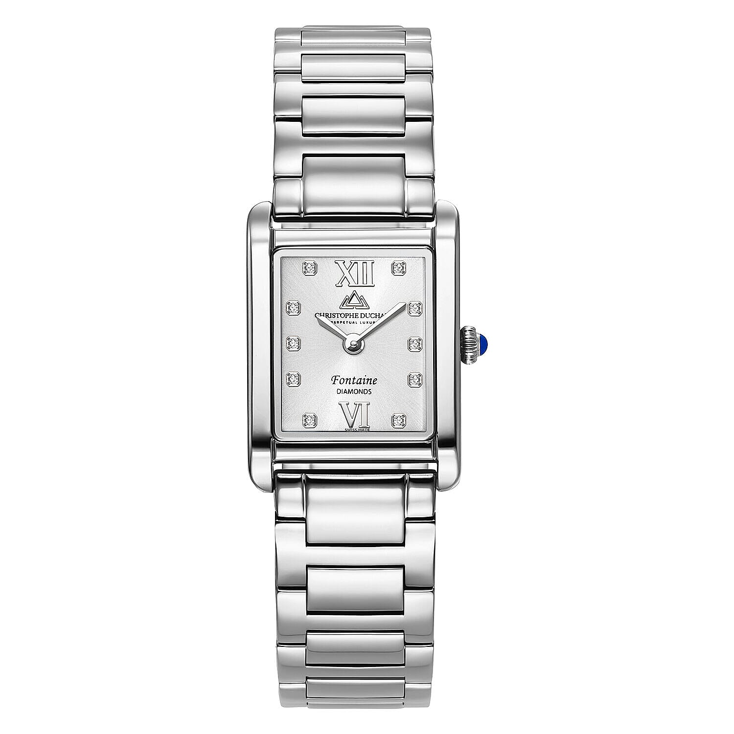 SWISS MADE Christophe Duchamp Fontaine Swiss Movement Watch with 10 SI ...