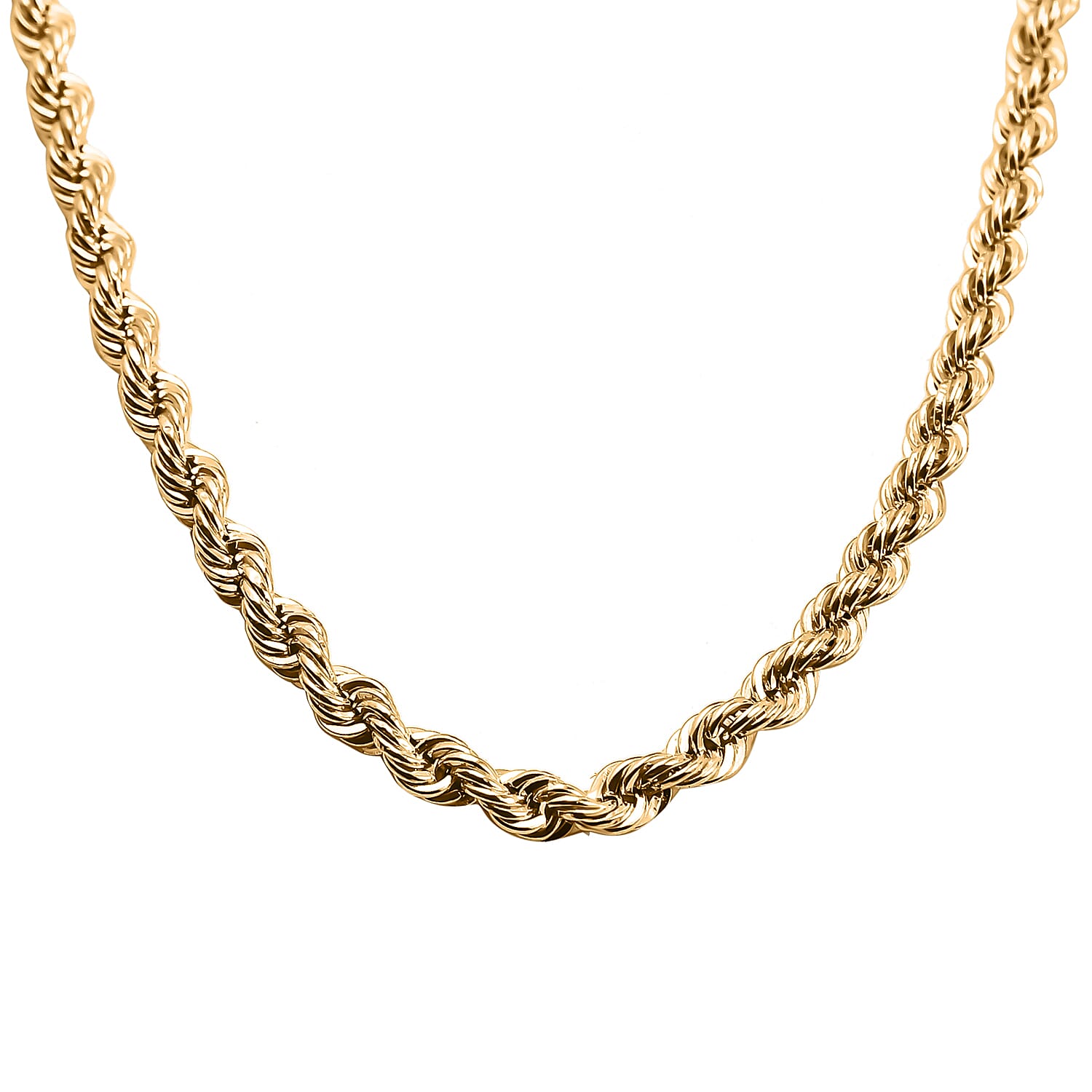 Italian Made Closeout Deal - 9K Yellow Gold Rope Chain (Size - 20 ...