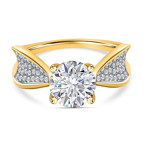 Moissanite Rings | Silver, Gold Moissanite Rings in UK | TJC