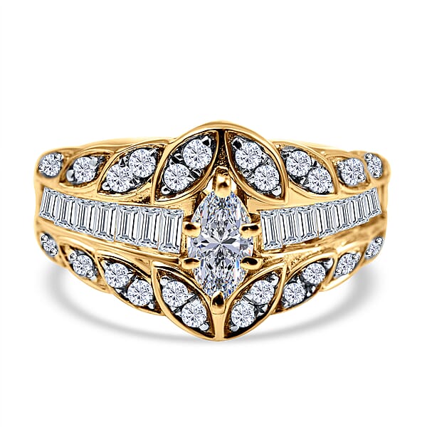 Cluster Diamond Ring in 9K Yellow Gold - 7508867 - TJC