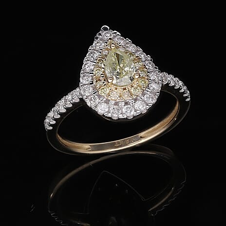 Yellow Diamond Jewellery | Rings, Earrings, Pendant in UK | TJC