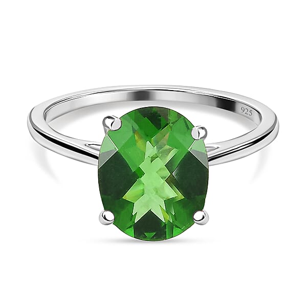 Helenite Solitaire Ring in Sterling Silver 2.15 Ct. - 7521985 - TJC