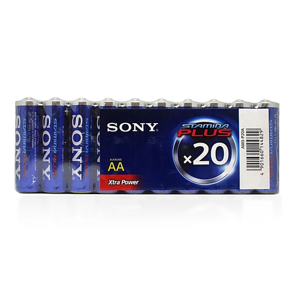 VALUE BUY - Set of 20 SONY AA Xtra Power Batteries (Use by Jan 2027 ...