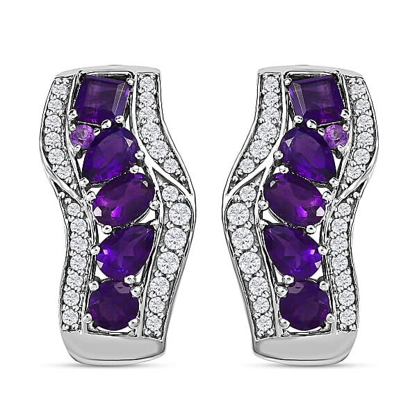 GP Collection Amethyst, Natural Zircon and Kanchanaburi Blue Sapphire ...