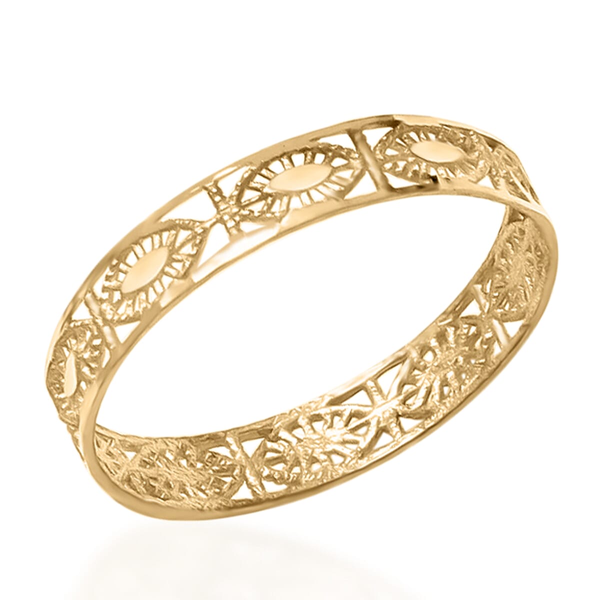 Maestro Collection- 9K Yellow Gold Handcrafted Intricate Ring - 7547317 ...