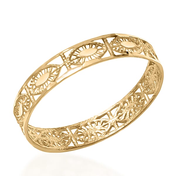 Maestro Collection- 9K Yellow Gold Handcrafted Intricate Ring ...
