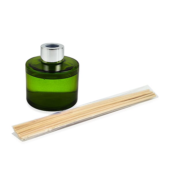 CloseOut - Reed Diffuser in Glass Jar with 7 Reeds Sticks (100ml ...