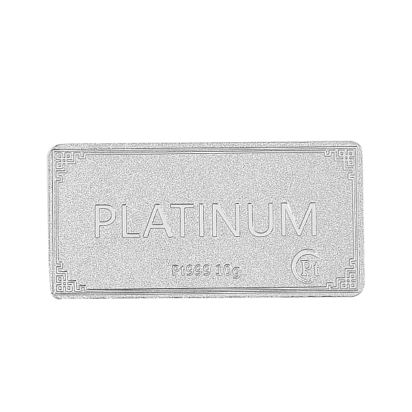 10 Grams of PLATINUM BAR (999.99% Purity) - Limited Stock - 7573933 - TJC