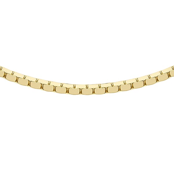 Mirror Box Chain 20 Inch in 9K Yellow Gold - 7581781 - TJC