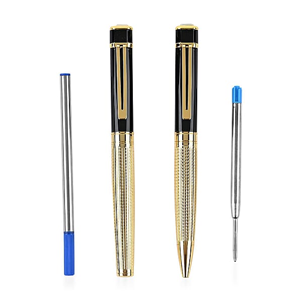 Set of 2 Pens with 2 pcs Replacement Ink - 7591794 - TJC