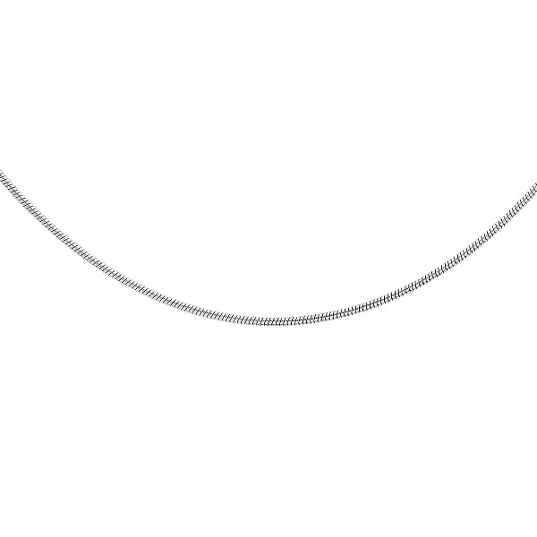 Sterling Silver Round Snake Chain 16 Inch - 7596101 - TJC
