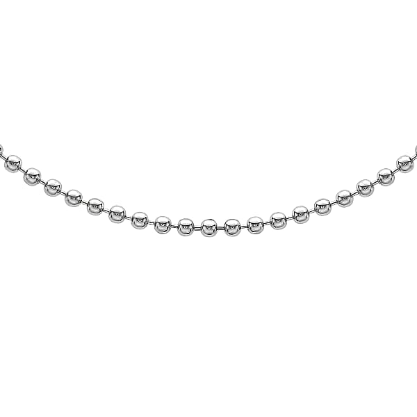Sterling Silver 2mm Ball Chain 20 Inch - 7599333 - TJC