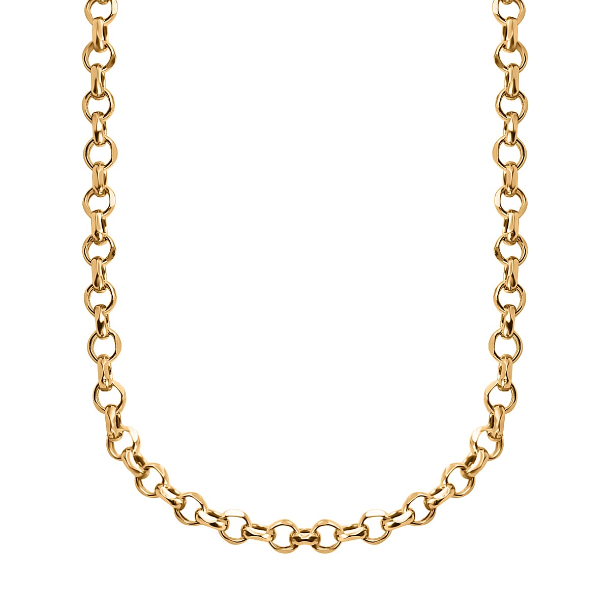 Maestro Collection - 9K Yellow Gold Belcher Necklace (Size - 20 ...