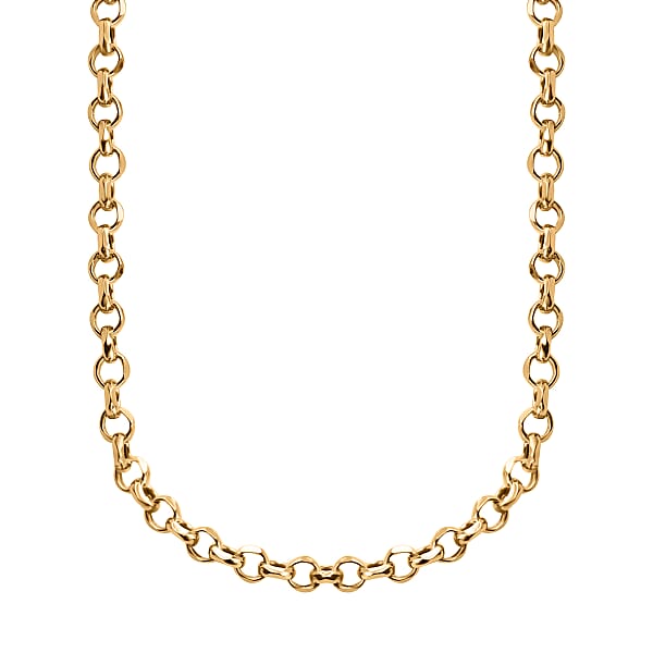 Maestro Collection - 9K Yellow Gold Belcher Necklace (Size - 20 ...