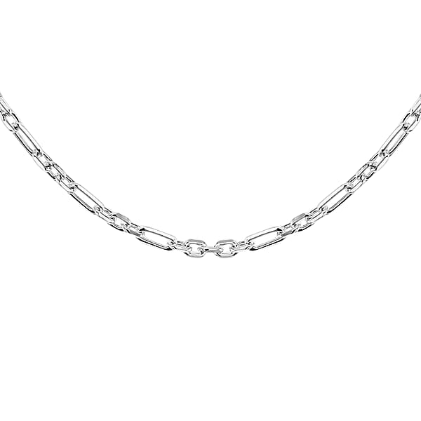 Sterling Silver 2mm Diamond Cut Figaro Chain 16 Inch - 7617862 - TJC