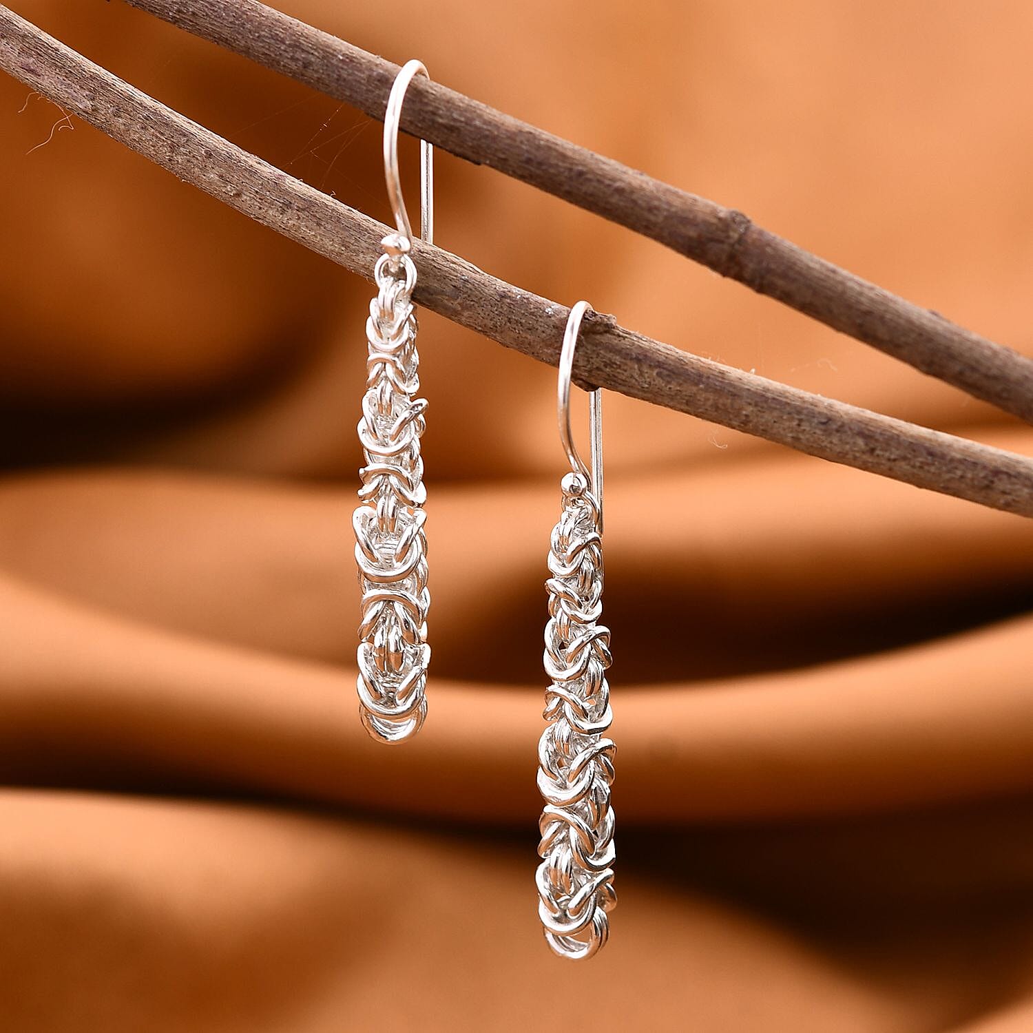 Royal Bali Collection - Sterling Silver Borobudur Earrings, Silver Wt ...