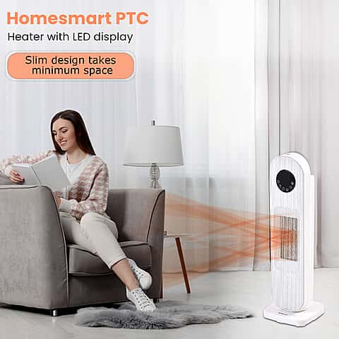 Homesmart Heater with Wide Angle Oscillating Function & LED Display ...