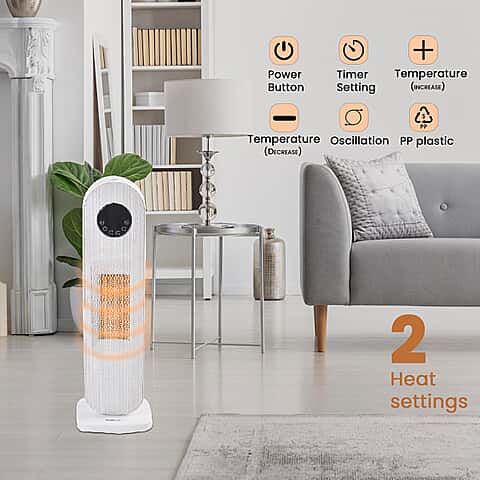 Homesmart Heater with Wide Angle Oscillating Function & LED Display ...