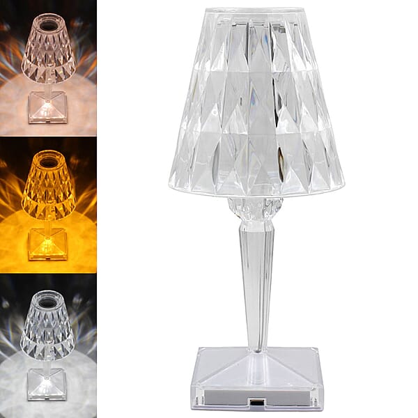 Diamond Effect LED Touch Table Lamp - 7649147 - TJC
