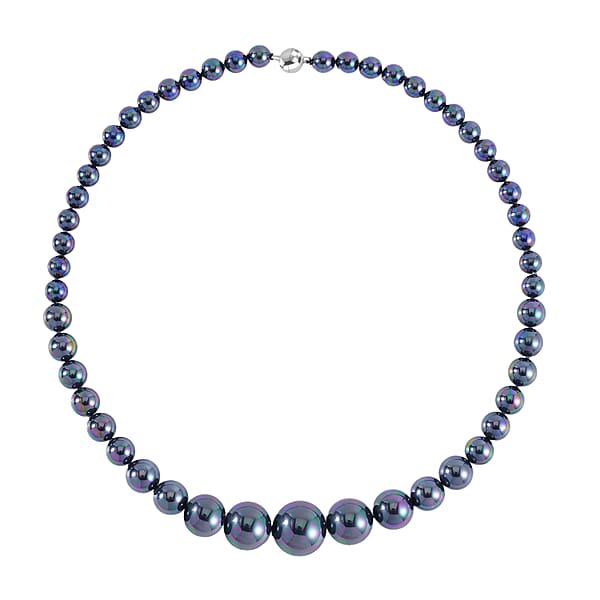 Tahitian Shell Pearl Necklace (Size - 20) With Magnetic Lock - 7650053 ...